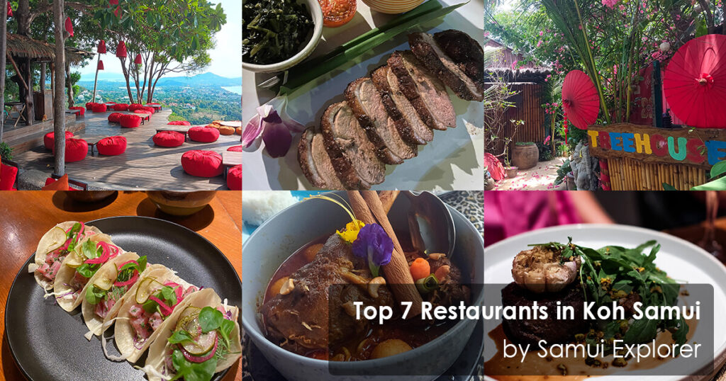 Top 7 Restaurants in Koh Samui by Samui Explorer
